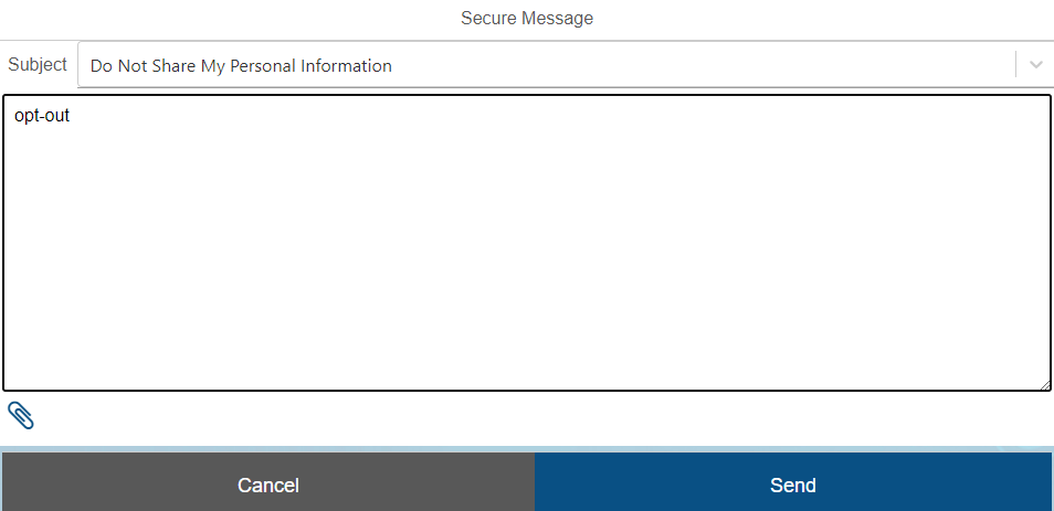 Information Sharing Opt-Out - First National Bank of Pasco